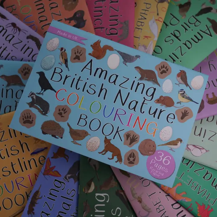 Amazing British Nature Colouring Book – The Box