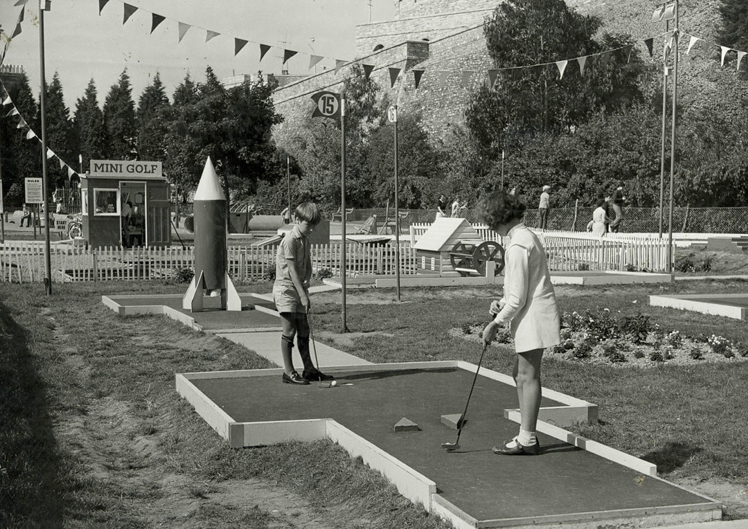 Mini Golf on Plymouth Hoe in the mid 1900s, Print – The Box